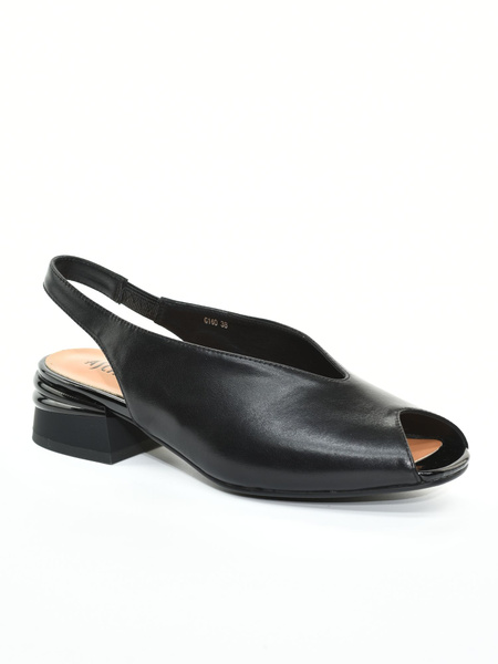 Босоножки Женский Ascalini Стандартный низкий (до 4 см) Натуральная кожа, размер 41 9 Лето ...