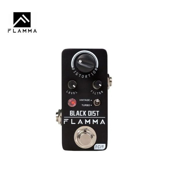 FLAMMA FC19 Педаль гитарных эффектов Distortion Vintage и Turbo Mode ...