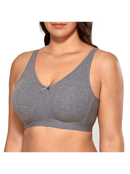 Бюстгальтер Женский TRIUMPH, размер 95E серый Политекс, Стрейч-коттон Домашний Китай купить c ...