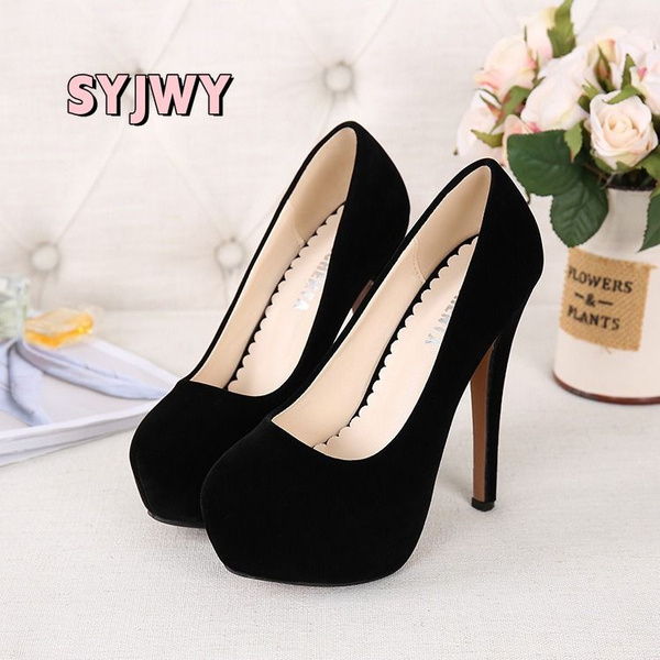 Туфли Женский SYJWY Софт, размер 45 Стандартный высокий (выше 9 см) Пряжка Шнуровка купить c ...