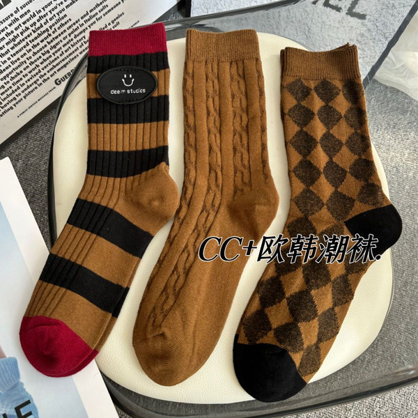 Чулки Женский Miu Miu размер универсальный рыжий Хлопок Капрон Домашний На любой сезон Логотип