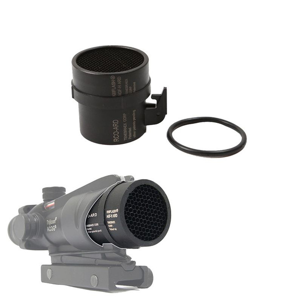 Оптоволоконная сетчатая крышка KillFlash ACOG, защита передней линзы, антибликовое сотовое ...