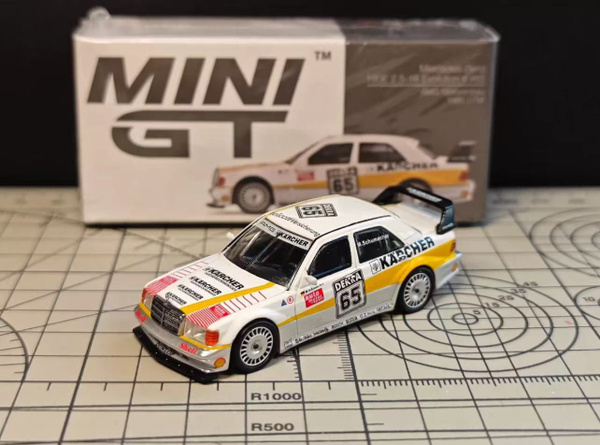 MINI GT 1:64 Mercedes-Benz 190E 2.5-16 Evolution ll #7 Модель ...