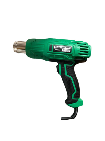 Фен строительный / технический ELECTROLITE Ф 2500 С НАБОРОМ ( 2500 Вт, 220 В, 350/600 С, 300/500 ...