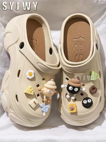 Сабо Женский SYJWY Полимерный материал, размер 40, 41 Закрытый нос, Легкая модель Без каблука ...