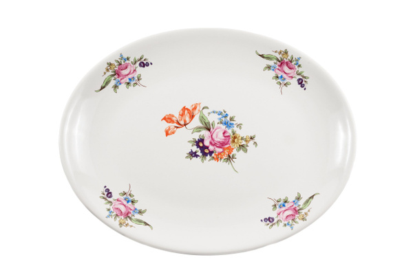 Тарелка глубокая Tikhoretsky porcelain, Фарфор, диаметр 31 см купить c ...