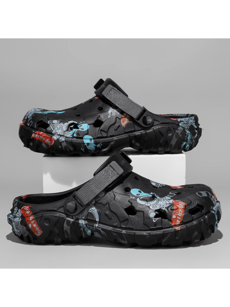 Сабо Мужской SARIWEN EVA, размер 46 Толстая подошва, Рифлёная подошва Без каблука Пряжки Нет ...