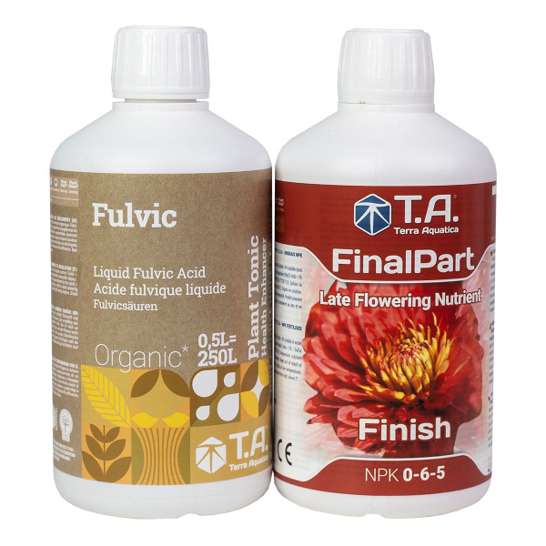 Комплект удобрений Terra Aquatica FinalPart (Ripen) + Fulvic (Diamond nectar) 2x0,5 л купить на ...