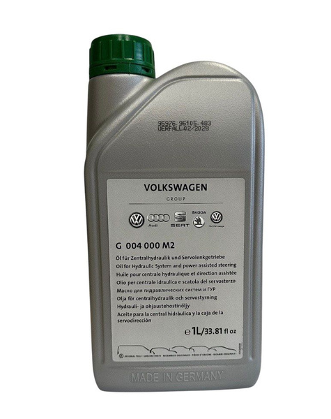 Жидкость ГУР Power Steering Fluid VOLKSWAGEN G004000M2 1л купить c ...