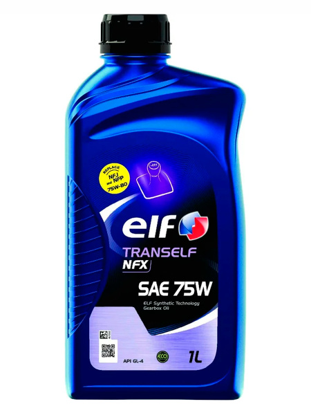 Масло трансмиссионное синтетическое Tranself NFX 75W GL-4 1 л, ELF ...