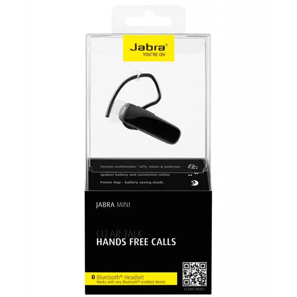 Bluetooth гарнитура Jabra Mini черная купить на OZON по низкой цене (2041669145)