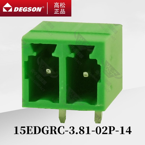 10 шт. DEGSON 15EDGRC-3.81-02P-14-00ZH Оригинальный оригинальный разъем Вставная клеммная ...