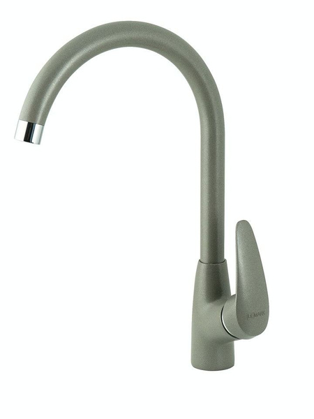 Смеситель для кухни с поворотным изливом высокий латунный Lemark Linara LM0405PGS купить на OZON ...