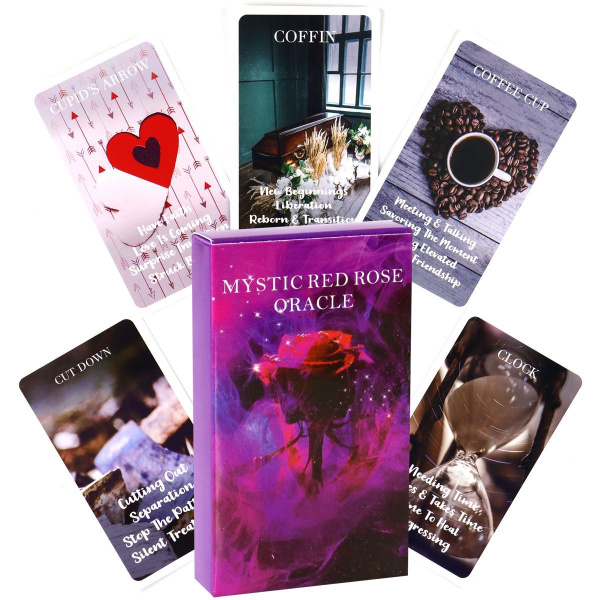 Red Rose Oracle Deck-интуитивные чтения & 3. Прорицание: купить на OZON ...