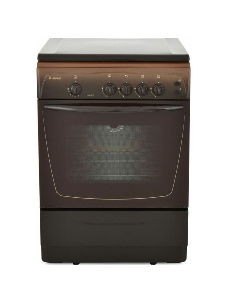 Gefest 1200-С6 К43 60 см Газовая плита, 4 конфорки, коричневая купить c доставкой на OZON по ...