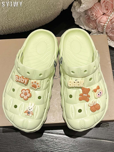 Сабо Женский SYJWY EVA, размер 37, 38 Круглый нос, Толстая подошва Аппликация Китай купить c ...