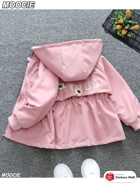 Ветровка Девочки MOOCIE розовый, размер 120 Длинный На любой сезон купить c доставкой на OZON по ...