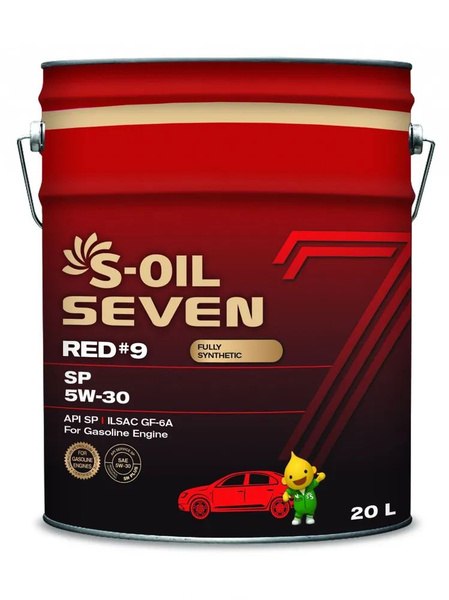 Масло моторное S-OIL SEVEN RED#9 SP/GF-6 5W-30 Синтетическое 20 л E108297 купить c доставкой на ...