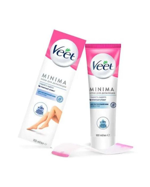 Крем для депиляции Veet minima 100мл для чувствительной кожи купить на OZON по низкой цене ...
