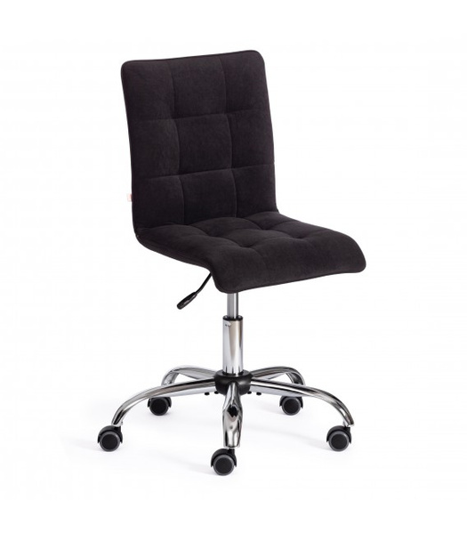 TetChair Кресло офисное ZERO, флок черный 35 купить на OZON по низкой цене (507566423)