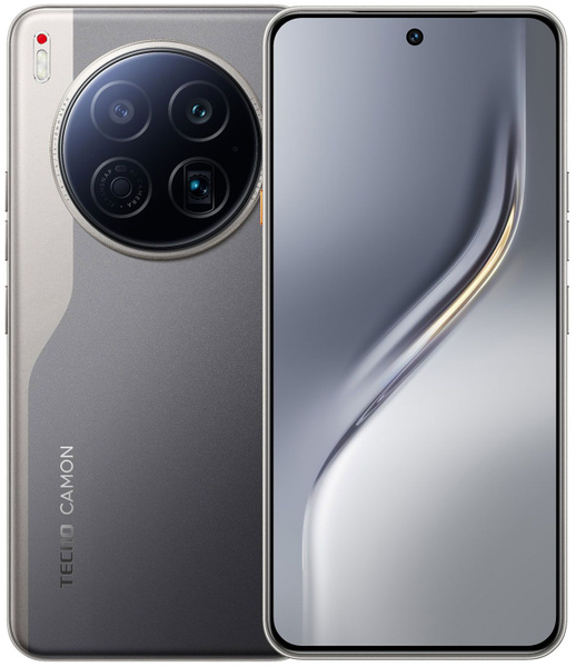 Смартфон Tecno CAMON 40 Premier 5G 256Гб 12Гб черный 256 ГБ 12 ГБ Черный OLED/AMOLED 2 SIM ...