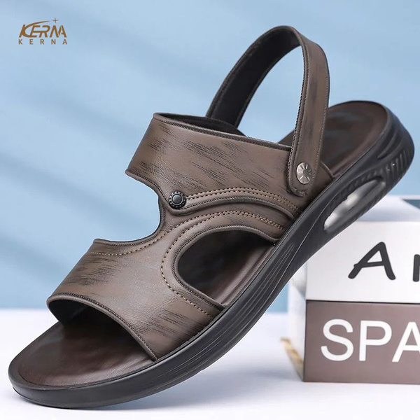 Сандалии Мужской KERNA, размер 43 Полиэфирное волокно Открытый нос D Лето Россия Липучки купить ...