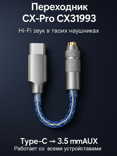 Кабель для подключения периферийных устройств 0.12голубой DAC CX-Pro ...