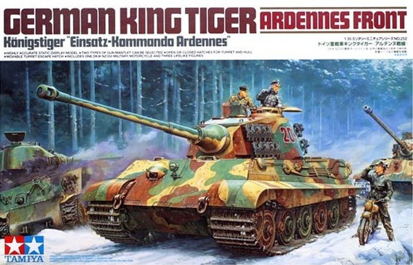 Tamiya 35252 1/35 Немецкий King Tiger II Король Арден на фронте сборная ...