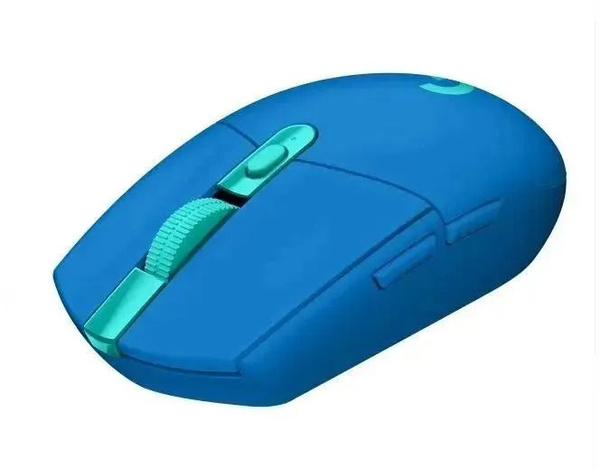 Игровая мышь беспроводная Logitech G беспроводная 00063 , светло-синий ...
