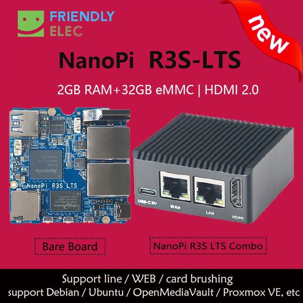 Friendly NanoPi R3S-LTS 2+32 Мини - мягкий маршрутизатор с Android ...