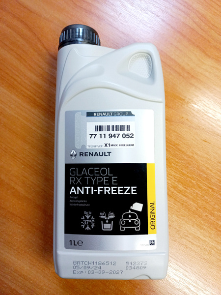Антифриз 7711947052 RENAULT Glaceol RX Type E (концентрат 1л.) купить ...
