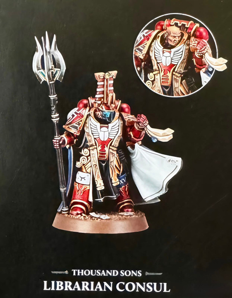 Warhammer 30k Миниатюры / Thousand Sons / Librarian Consul (смола ...