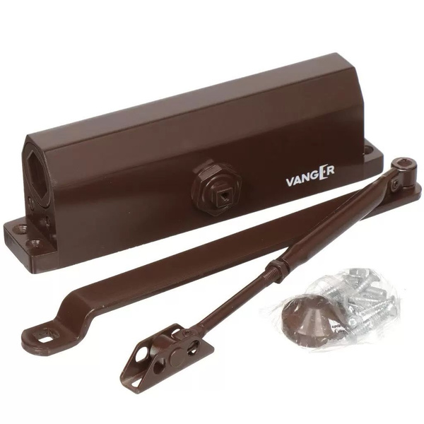 Доводчик дверной Vanger DC-180-BR до 180 кг, температурный режим -40 C ...