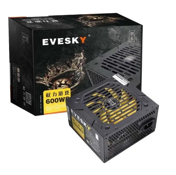 EVESKY Блок питания компьютера EVESKY-WS, 400 Вт - купить с доставкой ...