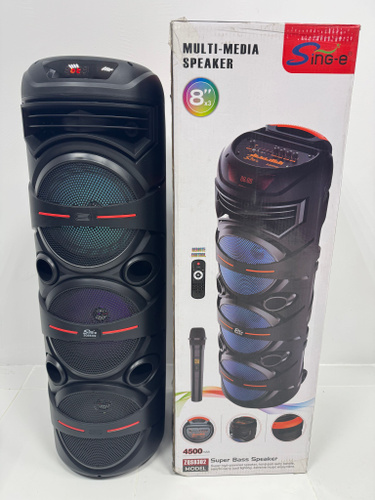 158 отзыв на Огромная портативная блютуз колонка ZQS 8302 (60 Ватт, 95 см) от покупателей OZON