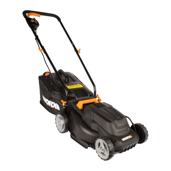 Газонокосилка электрическая WORX WG713E, 1200Вт, ширина скашивания 34 ...