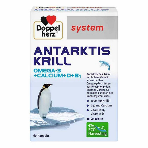 Капсулы Doppelherz system Антарктический криль, 60 капсул купить на ...