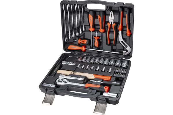 Набор инструмента "AV Steel" 56 предм. 1/4",1/2" профессион., AV-011056 ...