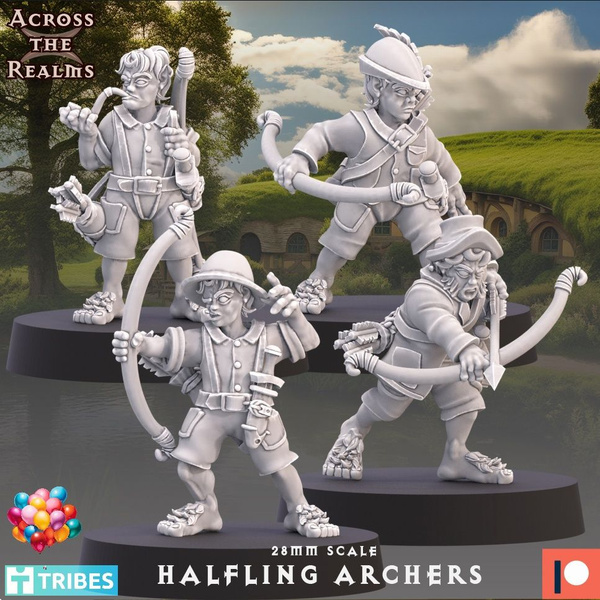 Миниатюра Warhammer Halfling / Hobbits Archers Group - купить с ...