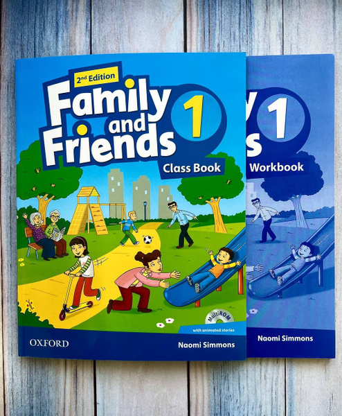 Family and friends 1: Class book and Workbook+код - купить с доставкой ...