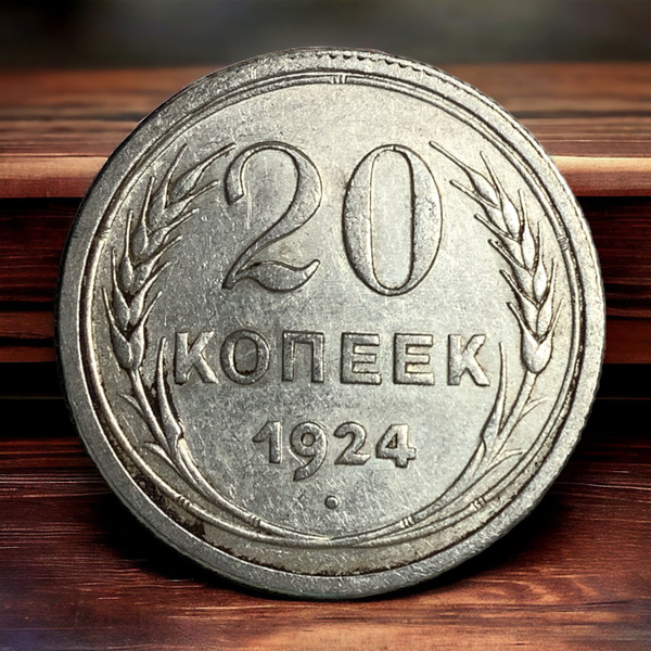 Монета СССР 20 копеек 1924 года. Серебро - купить в интернет-магазине OZON с быстрой доставкой ...