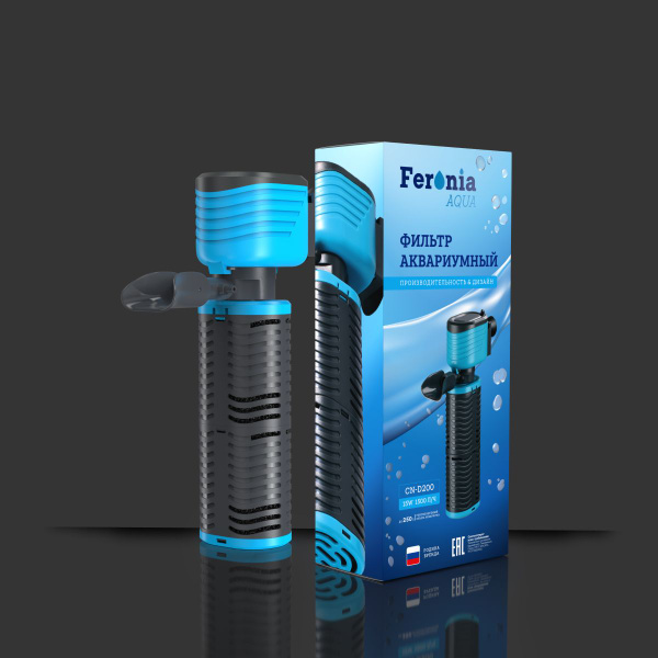 Фильтр для аквариума Feronia Aqua 15W Black для аквариума до 250 л. (1 ...