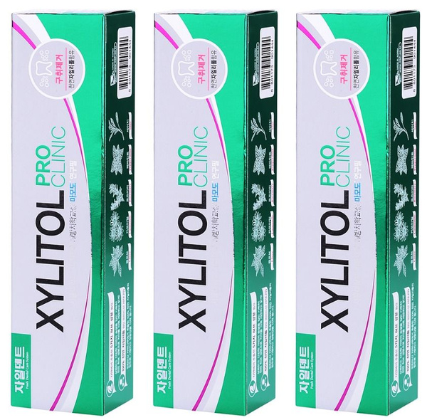 Mukunghwa Зубная паста Xylitol Pro Clinic herb fragrant green color ...