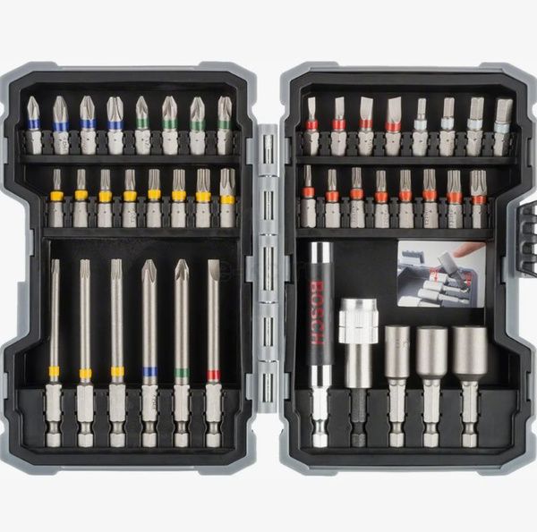 Бита Bosch Набор бит 43 шт 2607017164 (2607017702), 1/4", 340 мм ...