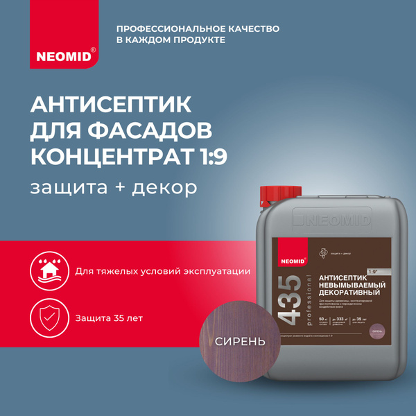 Строительный антисептик Neomid Невымываемый - купить по выгодной цене в ...