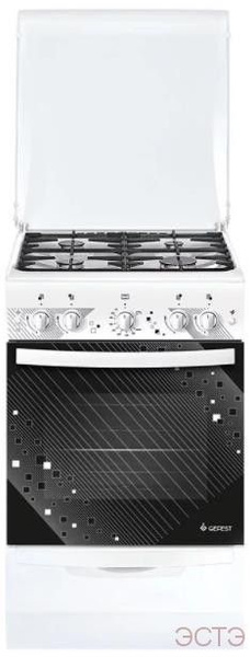 Gefest 5100-02 0009 плита газовая, белый - купить по выгодной цене в интернет-магазине OZON ...