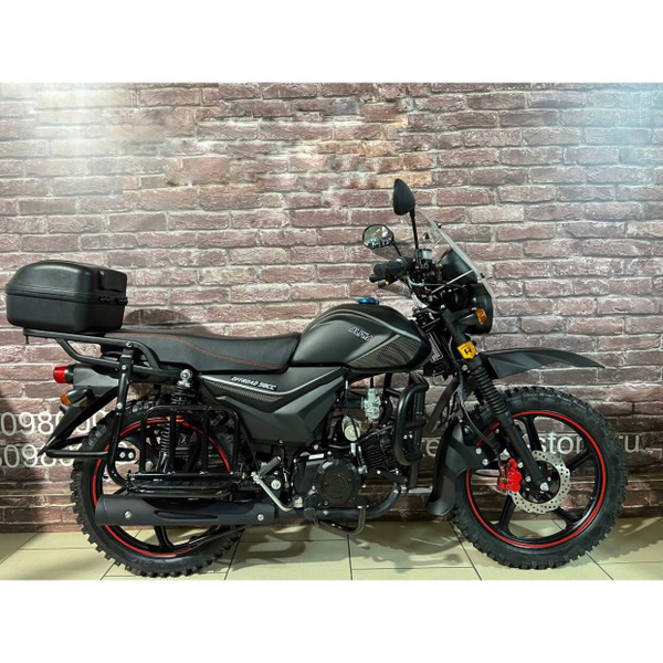 Мопед Alpha Off Road Premium 125 cm3 black matte (2024) - купить с доставкой по выгодным ценам в ...