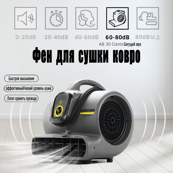 фен для сушки ковров и мебели,AB30,KARCHER - купить с доставкой по ...