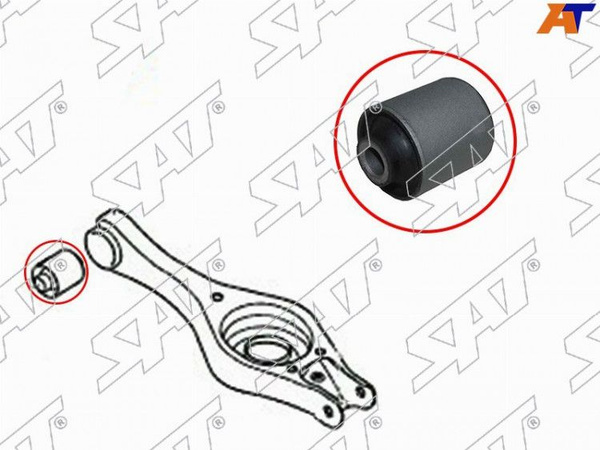 Сайлентблок заднего поперечного нижнего рычага KIA SPORTAGE/HYUNDAI ...