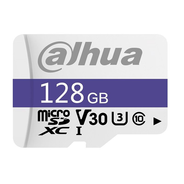 Карта памяти Micro SD 128 Гб Dahua DHI-TF-C100/128GB, для видеонаблюдения, для телефона, для ...